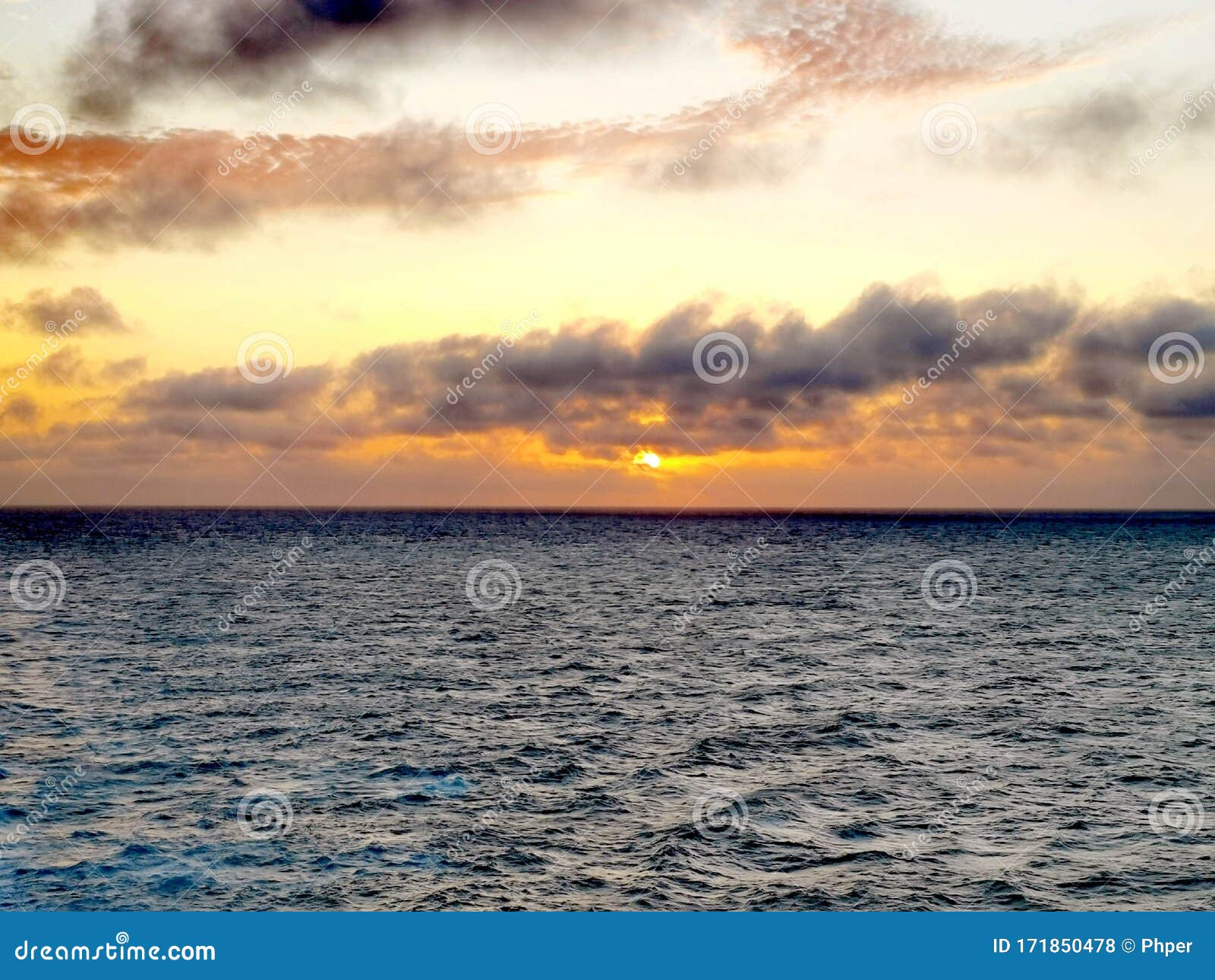 Sunset and Ocean view stock photo. Image of sunset, ocean - 171850478