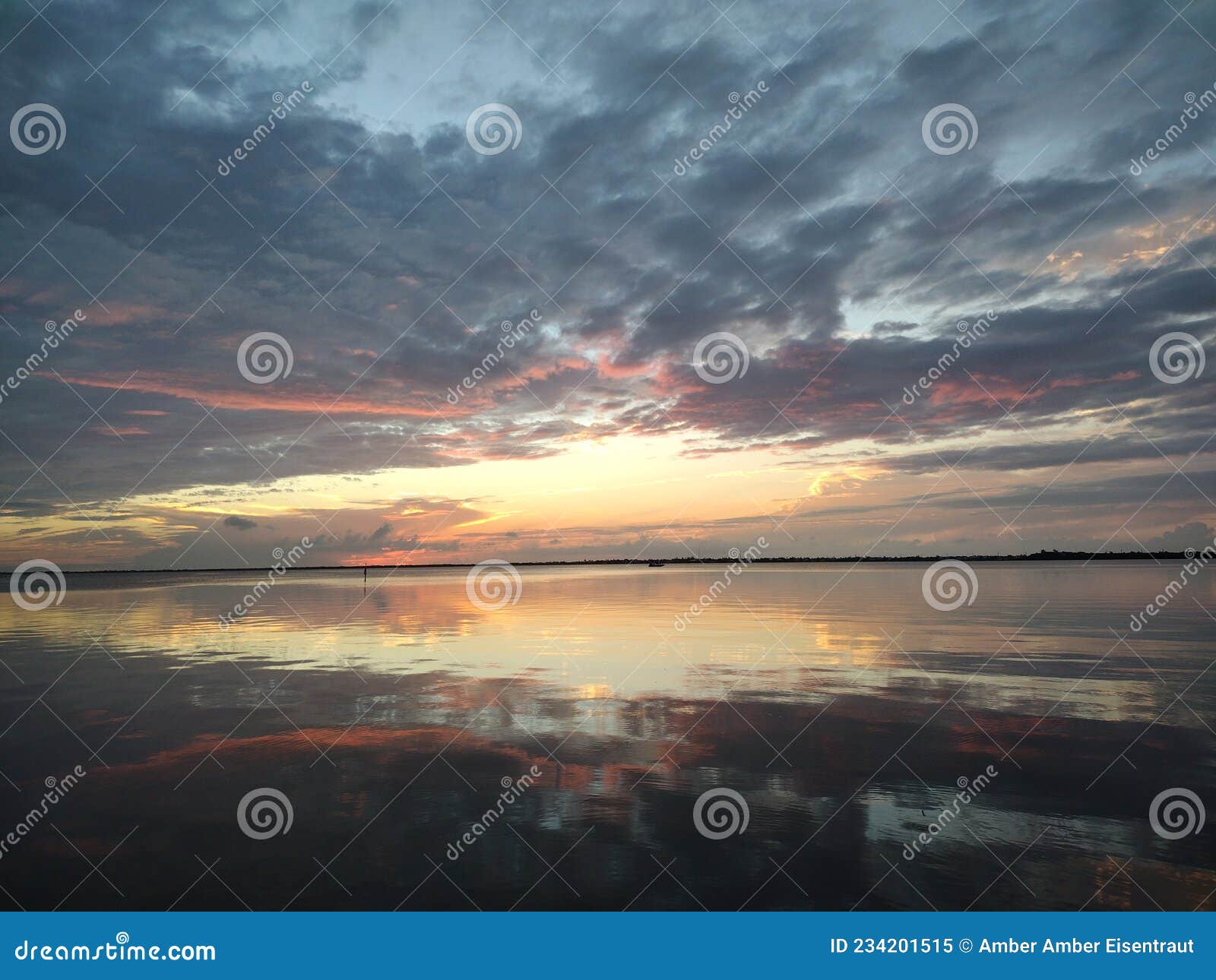 Sunset Offshore in the Florida Keys Stock Image - Image of coast ...