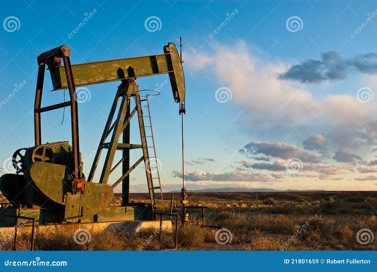 Sunset on oil stock image. Image of land, environmental - 21801659