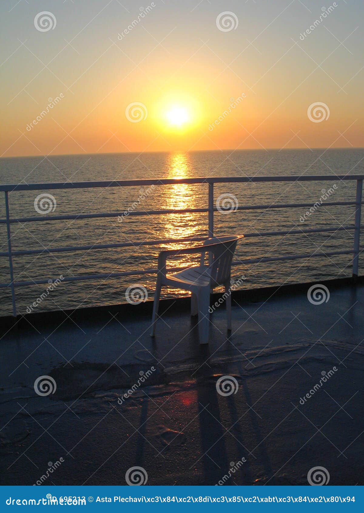 Sunset for one person stock image. Image of grecian, singleness - 695213