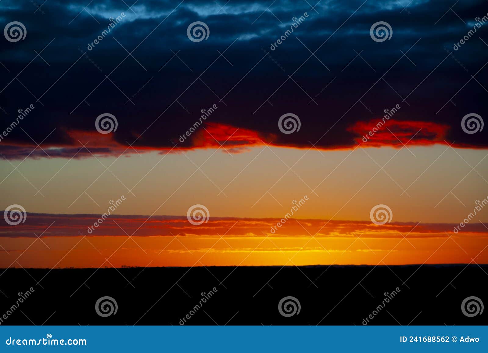 Sunset in the Outback stock photo. Image of sunset, outdoor - 241688562