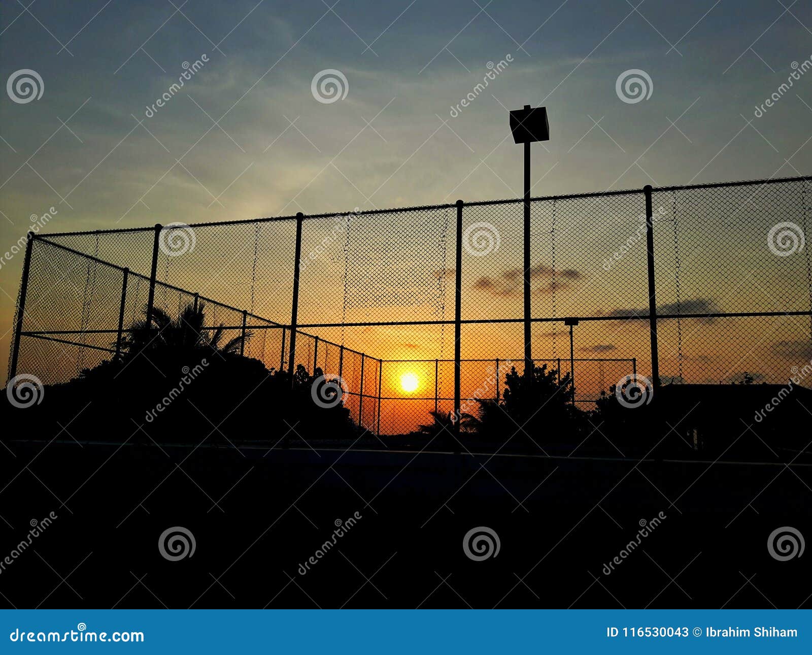 Sundown stock image. Image of color, sundown, outside - 116530043