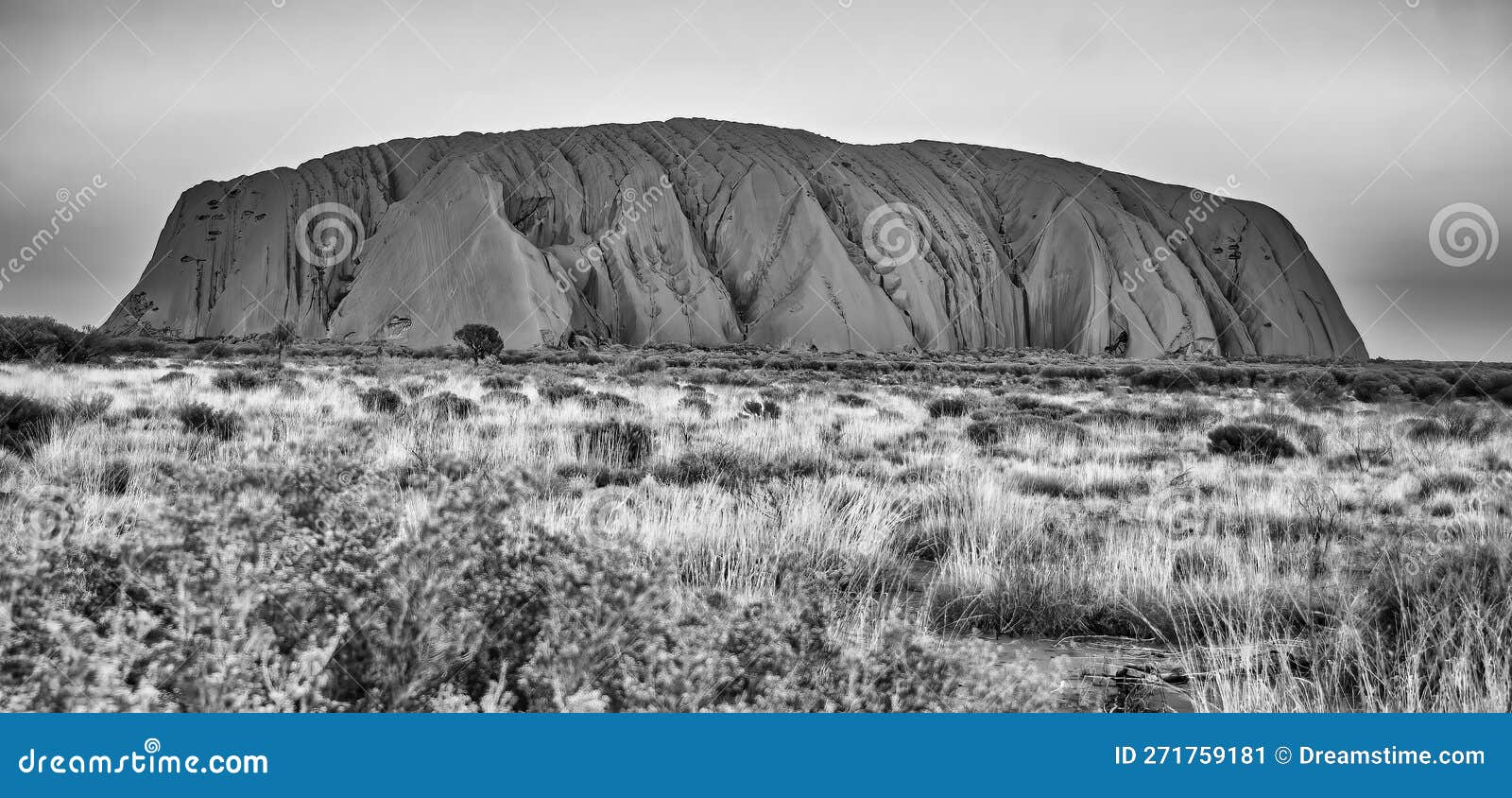 Sunset Over the Australian Outback. Mountains and Blue Sky Stock Image ...