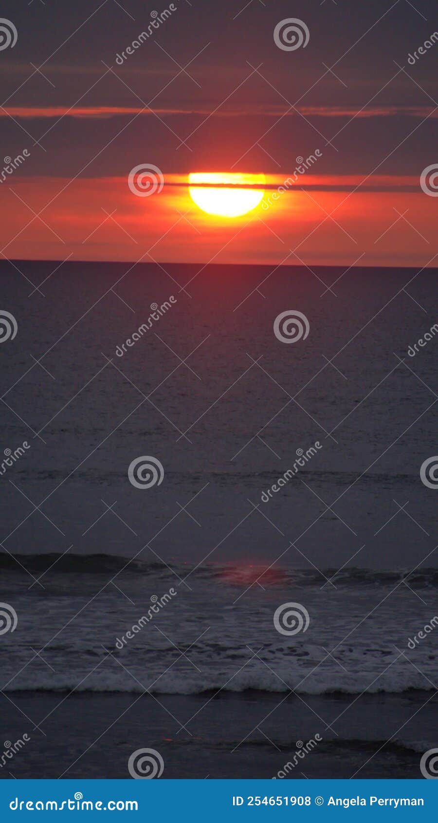 Sunset over the beach stock photo. Image of ocean, latin - 254651908