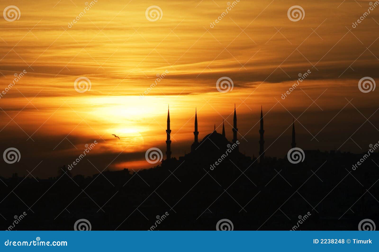 Sunset Over the Blue Mosque Stock Photo - Image of blue, islam: 2238248