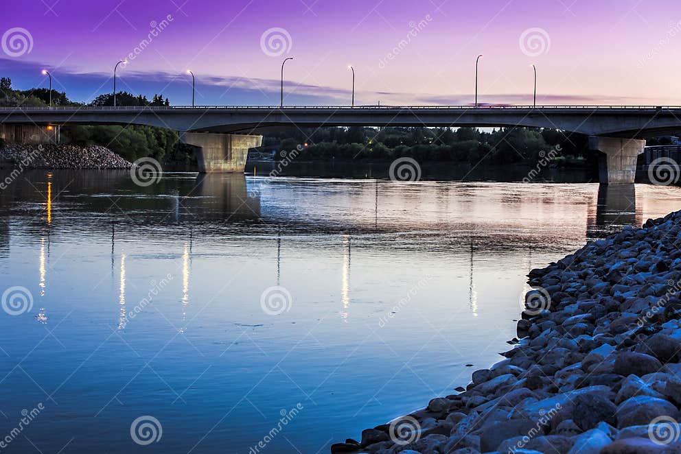Sunset over the Bridge stock image. Image of highway - 34108483