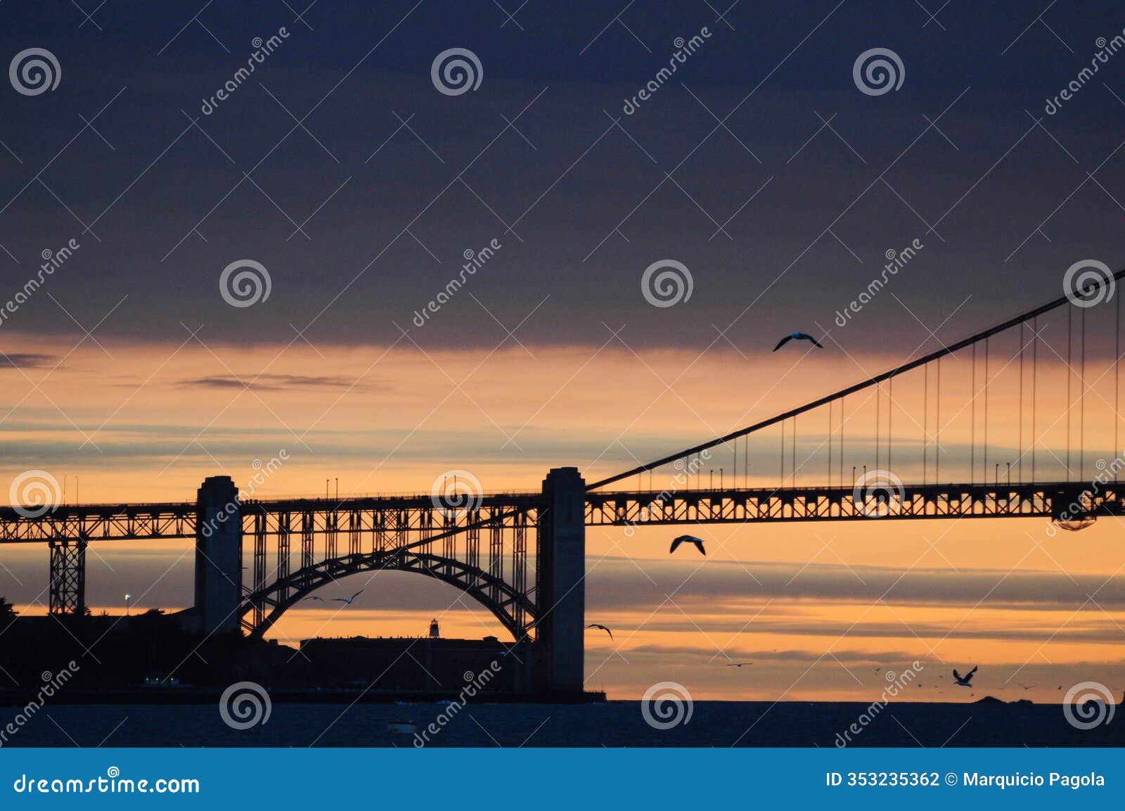 Bridge Silhouette Texture Royalty-Free Stock Photography ...