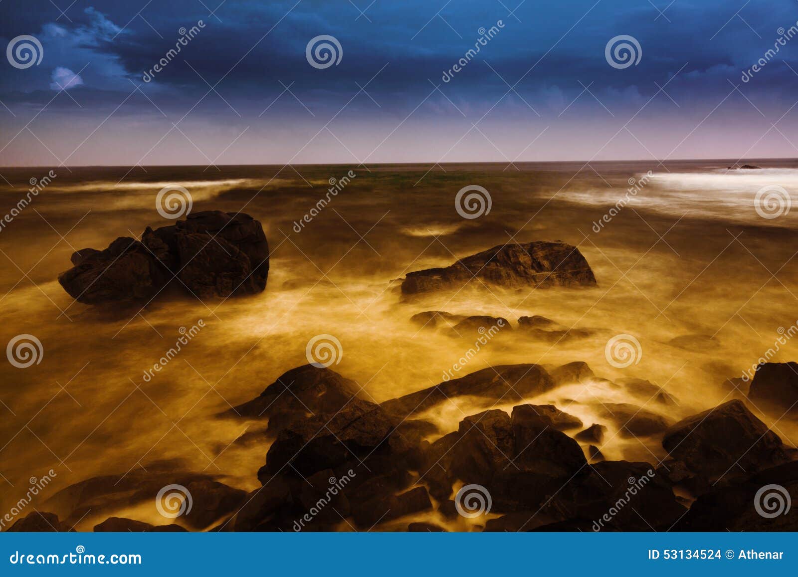 Sunset over China Sea stock photo. Image of asia, nature - 53134524