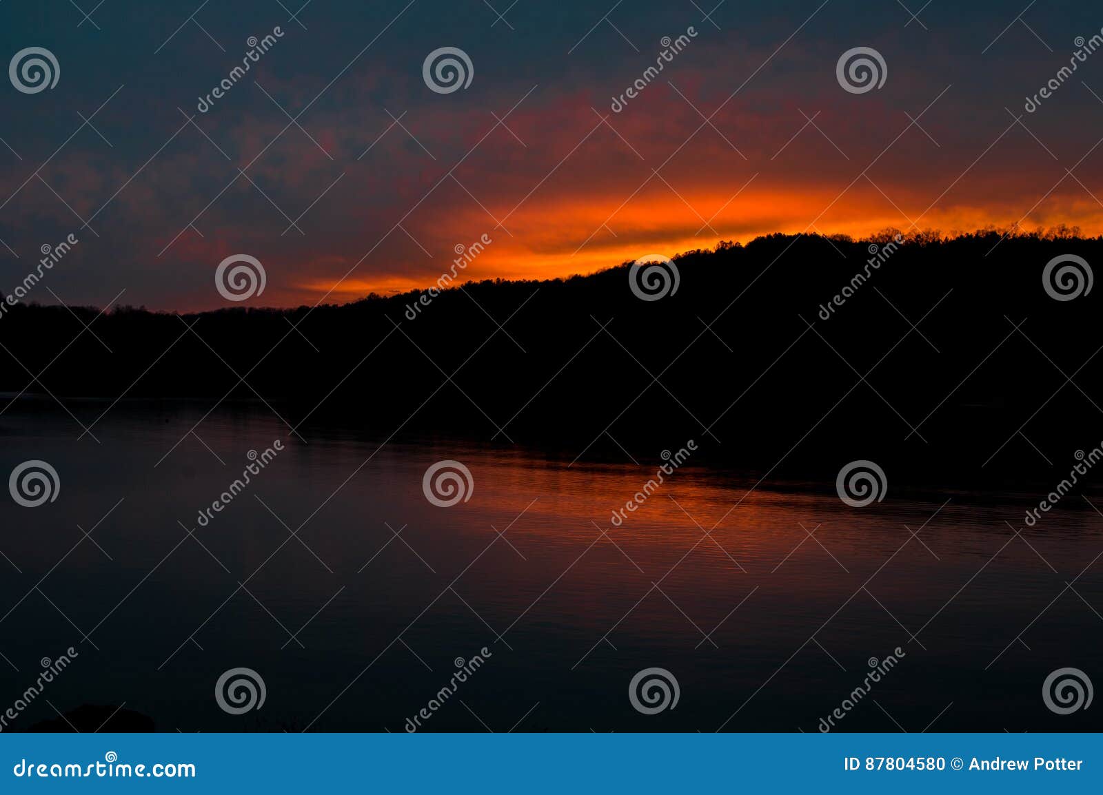 Sunset over Clemson stock photo. Image of night, hike - 87804580