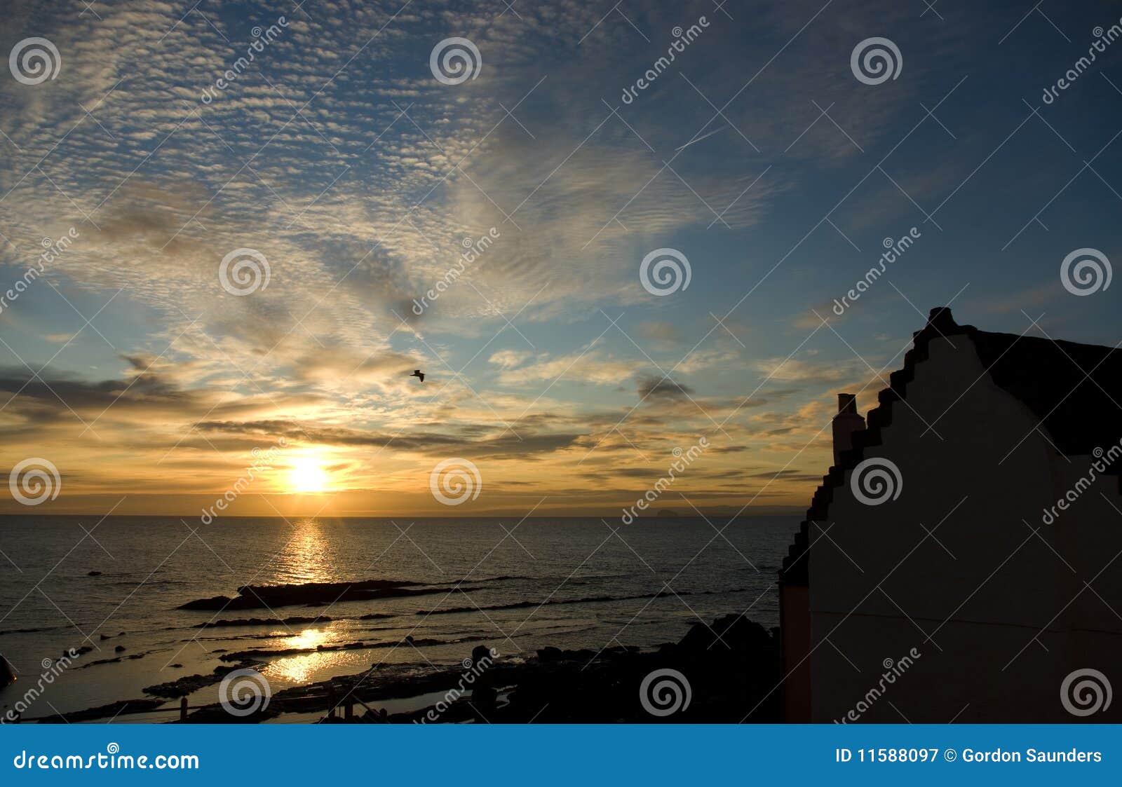 Sunset over Fife stock image. Image of copyspace, horizon - 11588097