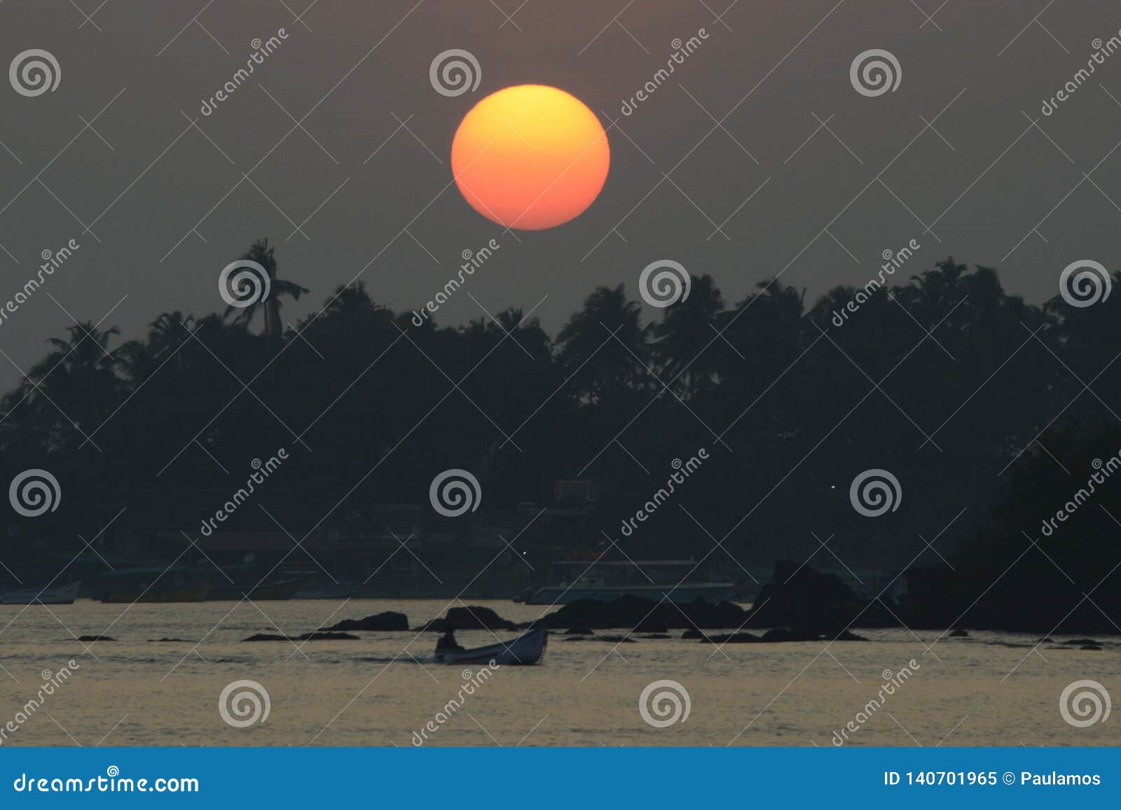 Sunset over Goa editorial image. Image of indian, boxes - 140701965