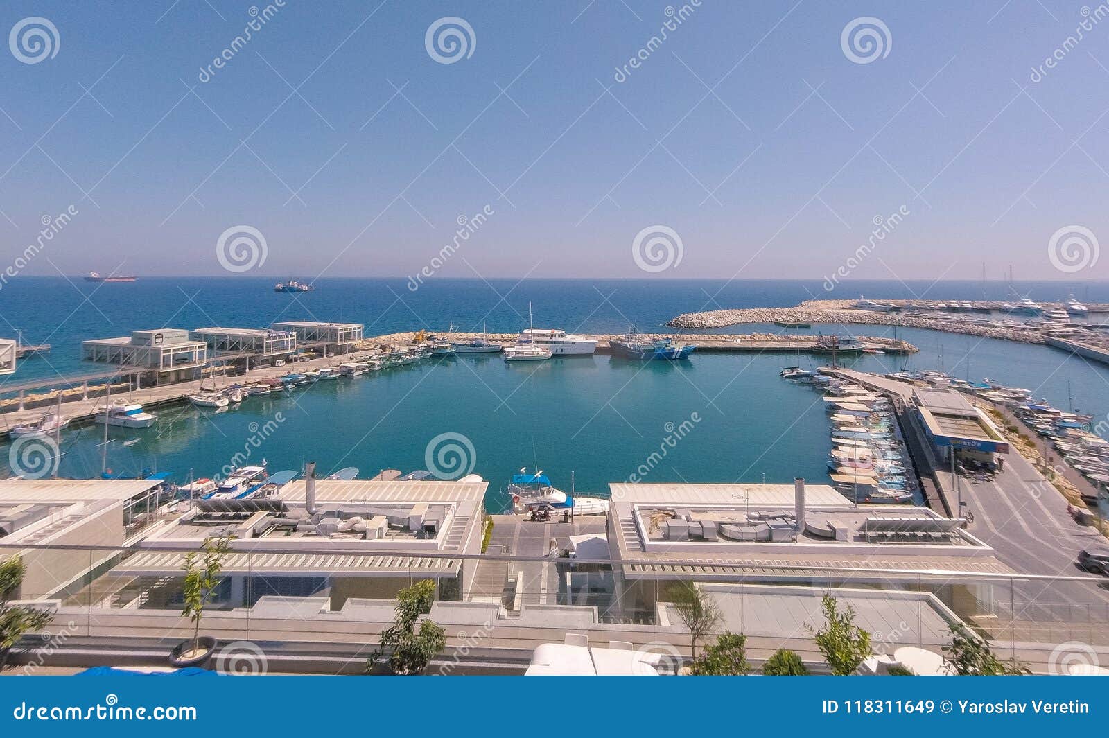Sunset Over Harbour Rooftop View Editorial Stock Image - Image of ...