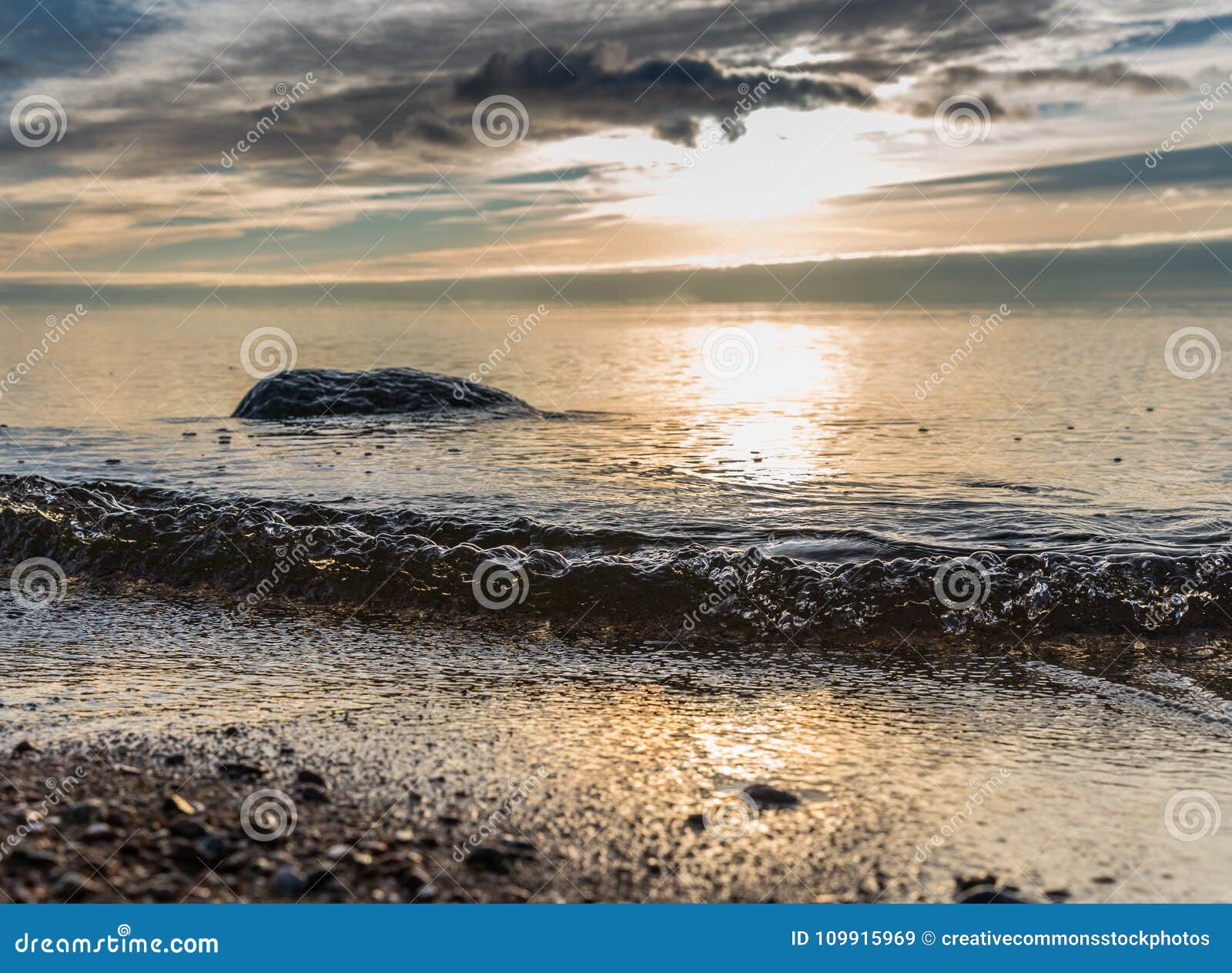Sunset Over The Horizon Picture. Image: 109915969