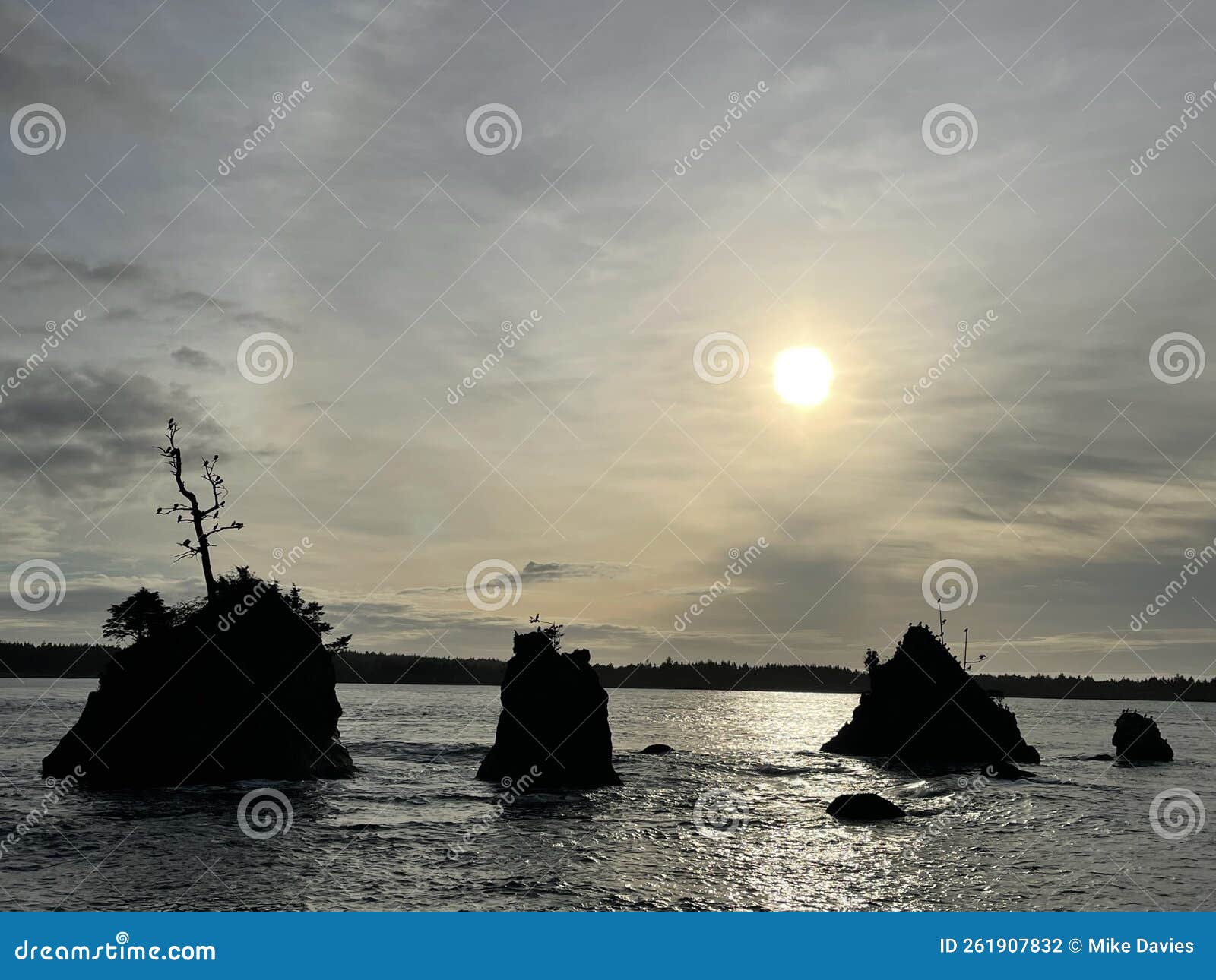 Sunset Over Looking the Bay. Stock Photo - Image of sunlight, evening ...