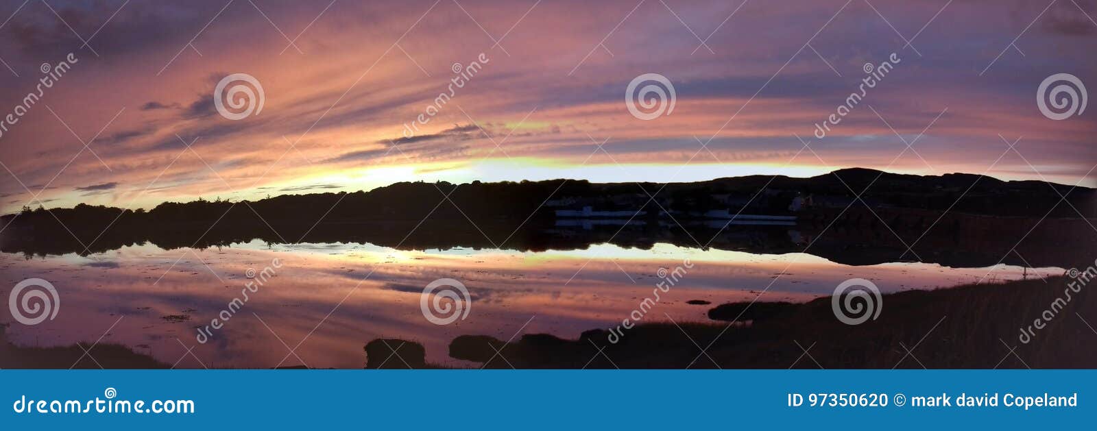 Sunset over malin bay stock photo. Image of malin, sunset - 97350620