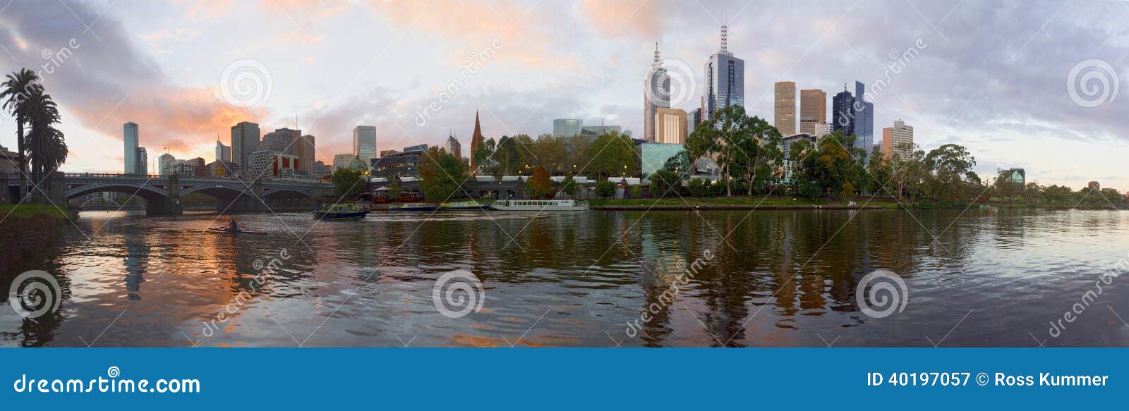 Sunset over melbourne stock image. Image of city, cityscape - 40197057