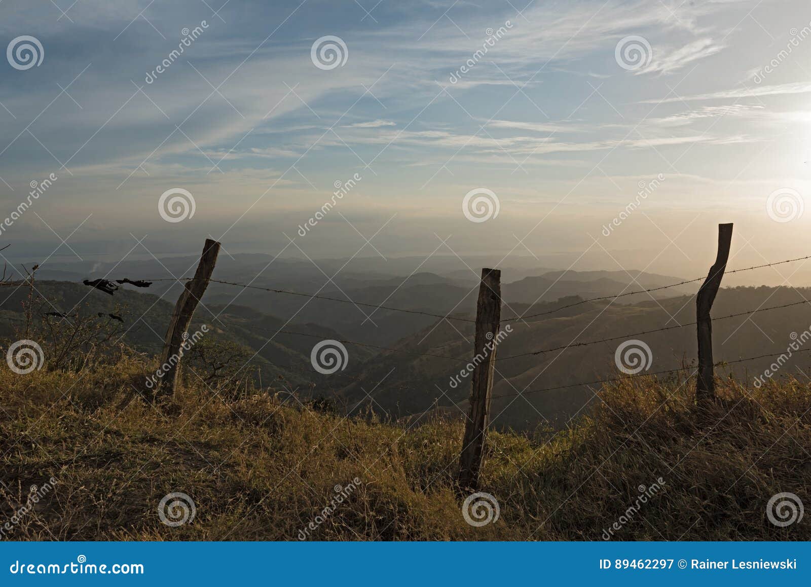 Sunset Over the Monteverde Cloud Forest Reserve in Costa Rica Stock ...