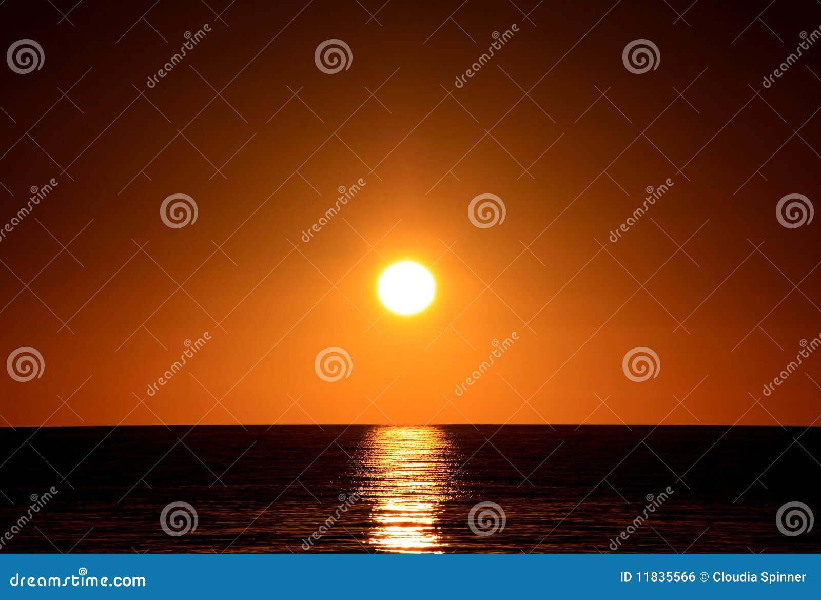 Sunset Over Ocean. Adelaide, Australia Stock Photo - Image of ominous ...