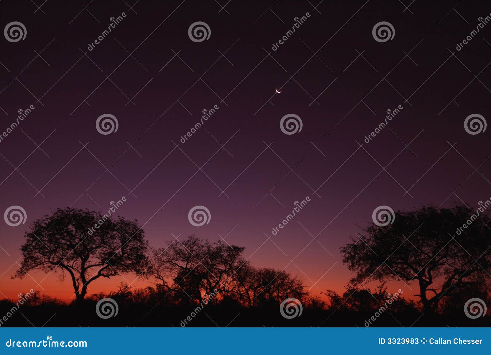 Sunset over Sabi stock image. Image of kruger, sunset - 3323983