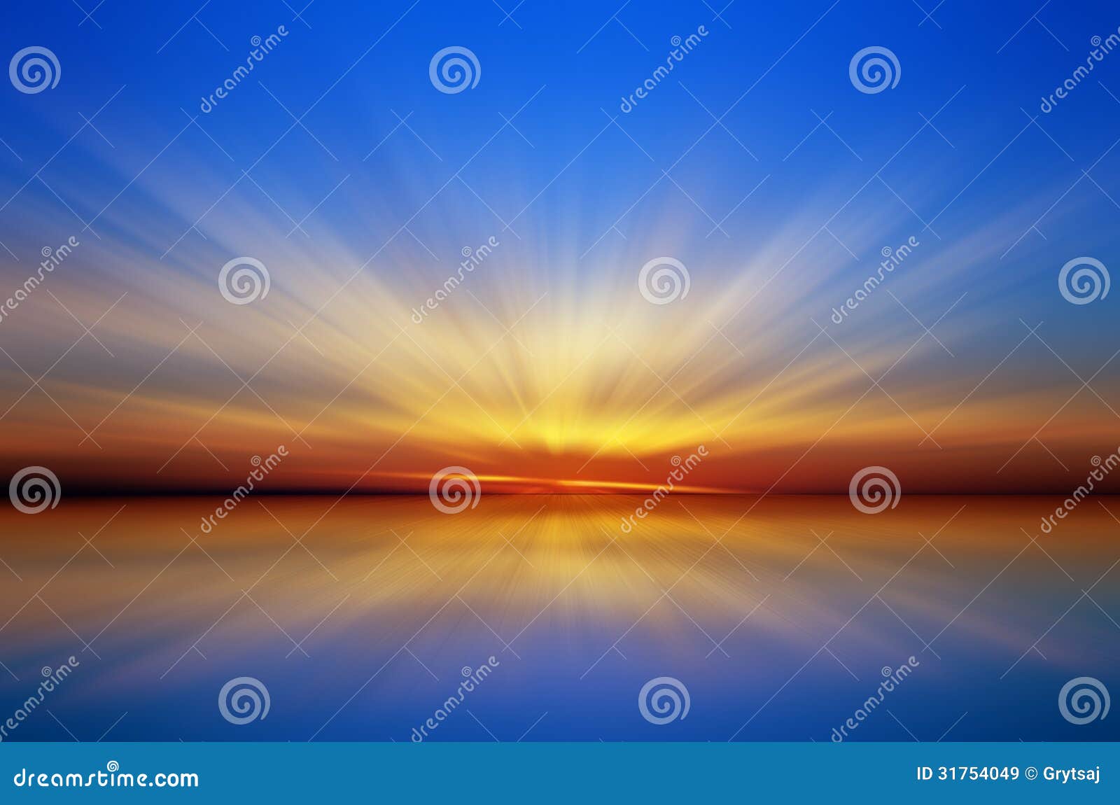 Sunset stock image. Image of lake, yellow, morning, gold - 31754049