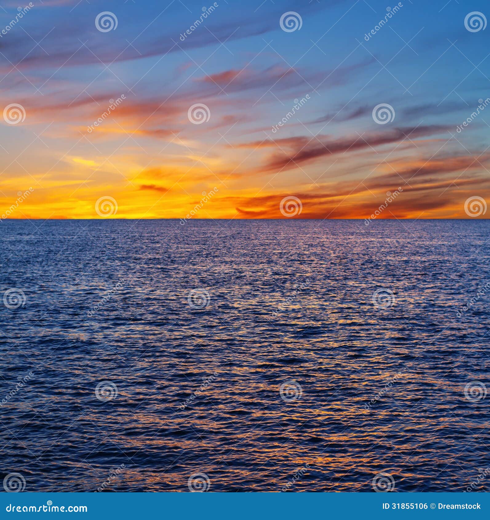 Sunset over sea stock photo. Image of gold, lake, light - 31855106