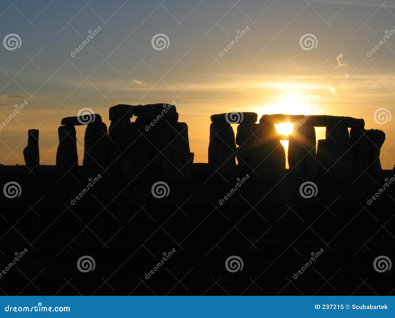 Sunset over Stonehenge stock image. Image of solar, druid - 237215