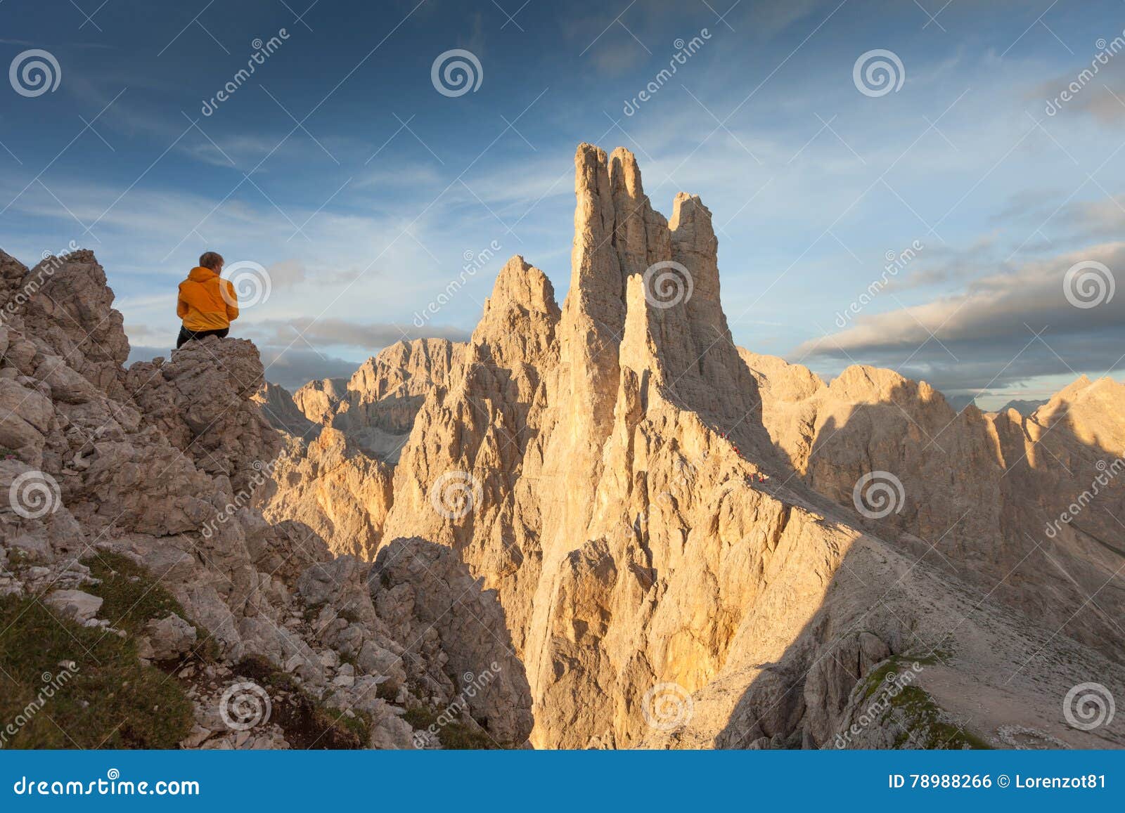 Sunset Over the Vajolet Towers in Dolomites Editorial Photo - Image of ...