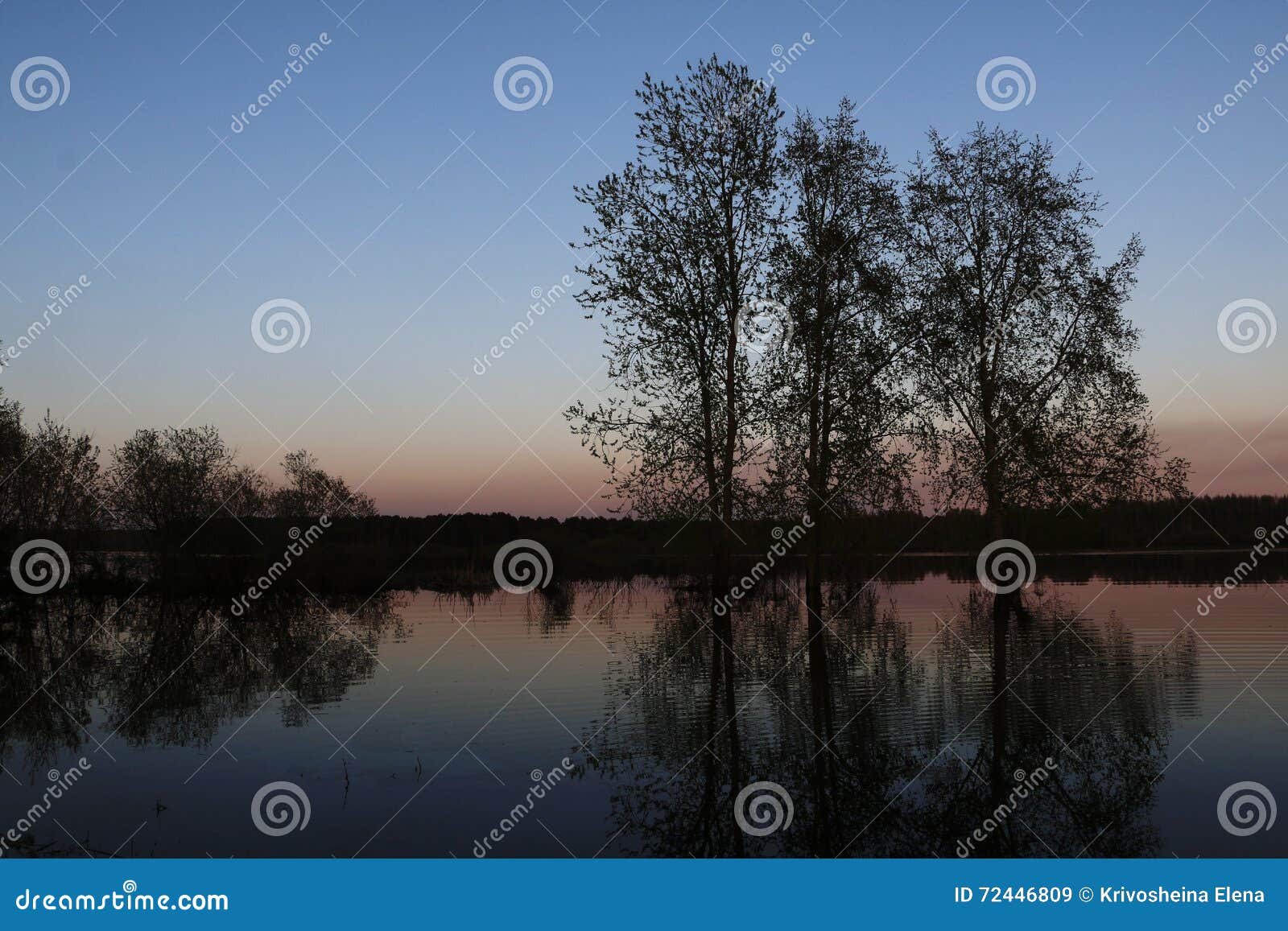 Sunset over water stock image. Image of dark, glow, purple - 72446809