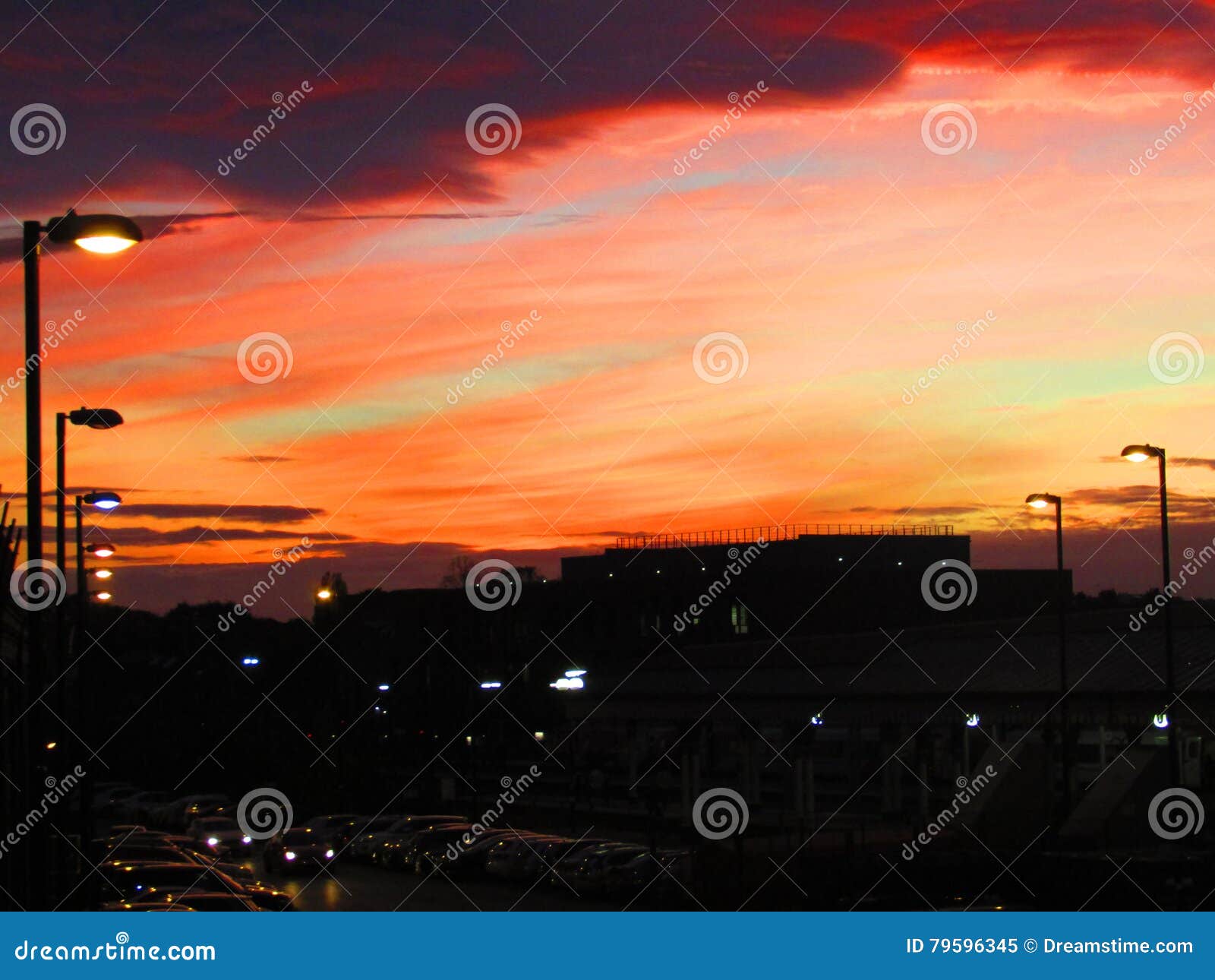Sunset Over York Train Station Stock Image - Image of 1805, train: 79596345