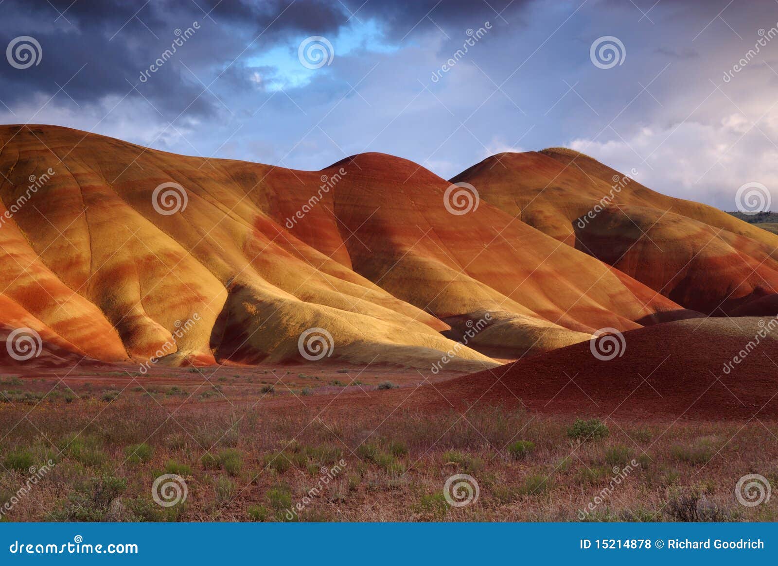 Painted Hills Royalty-Free Stock Image | CartoonDealer.com #50309254