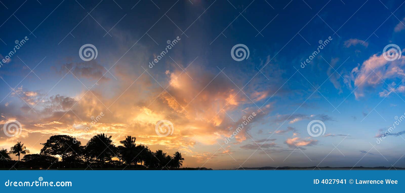 Sunset Panorama stock image. Image of sunset, panorama - 4027941