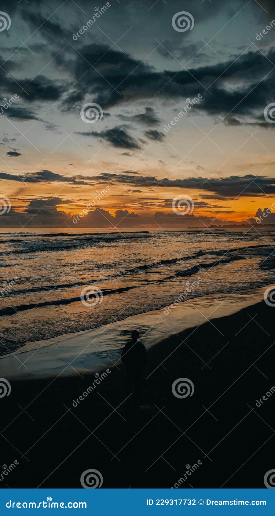 Sunset At Pantai Indah Kapuk (PIK) Jakarta, Indonesia Part 2 Royalty ...