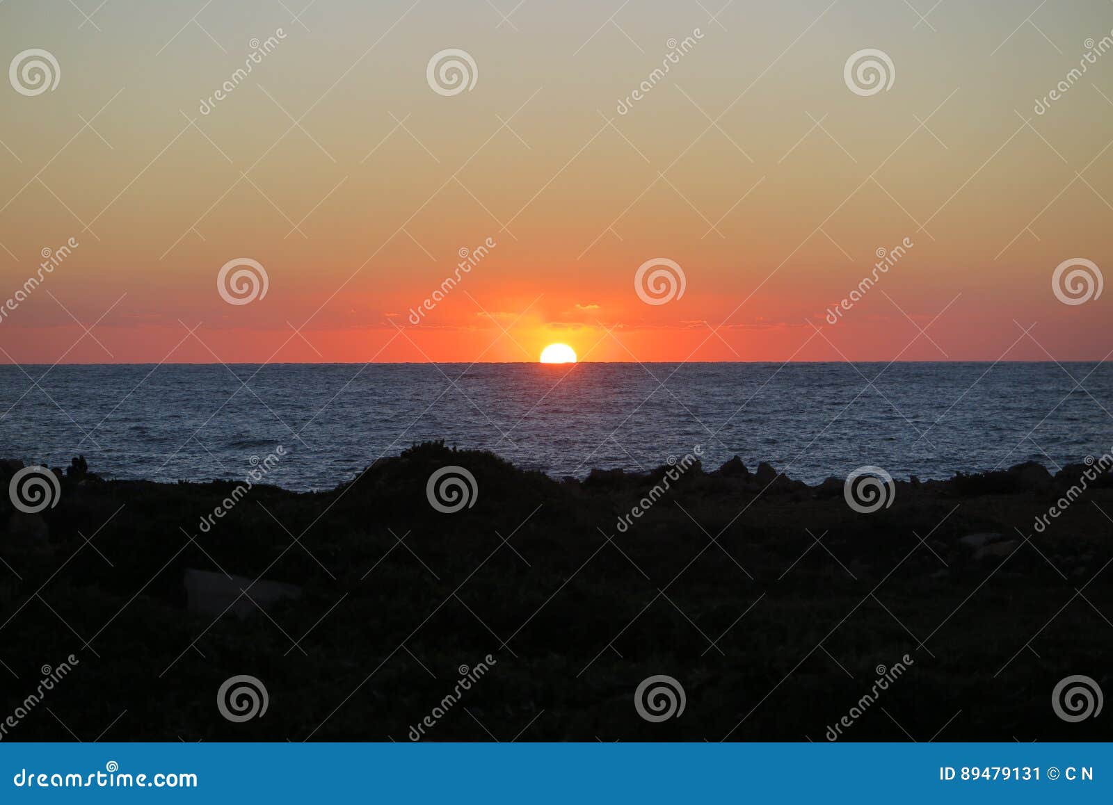 SUNSET in PAPHOS, CYPRUS stock image. Image of cyprus - 89479131