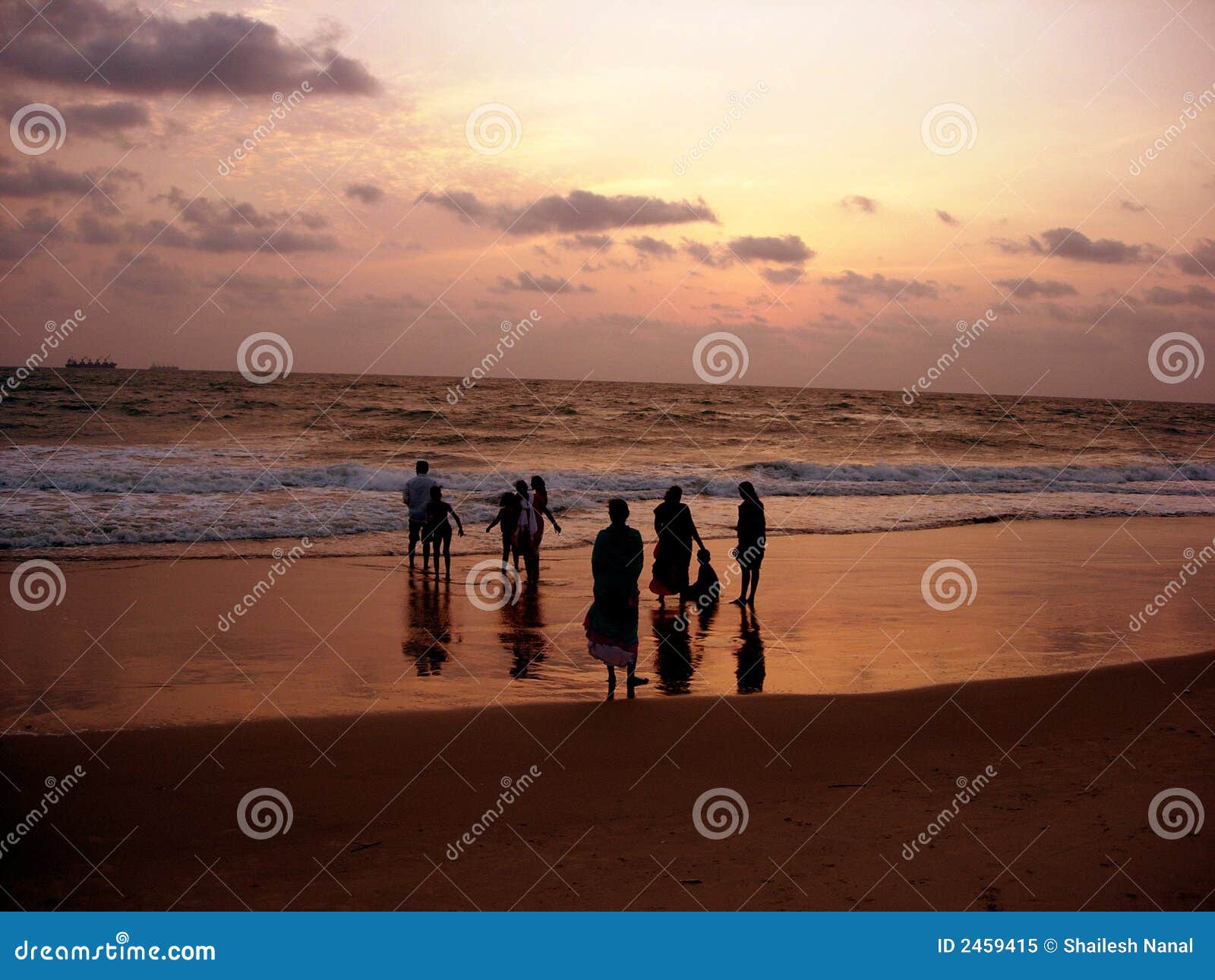 Sunset People stock image. Image of colors, crowd, absolute - 2459415