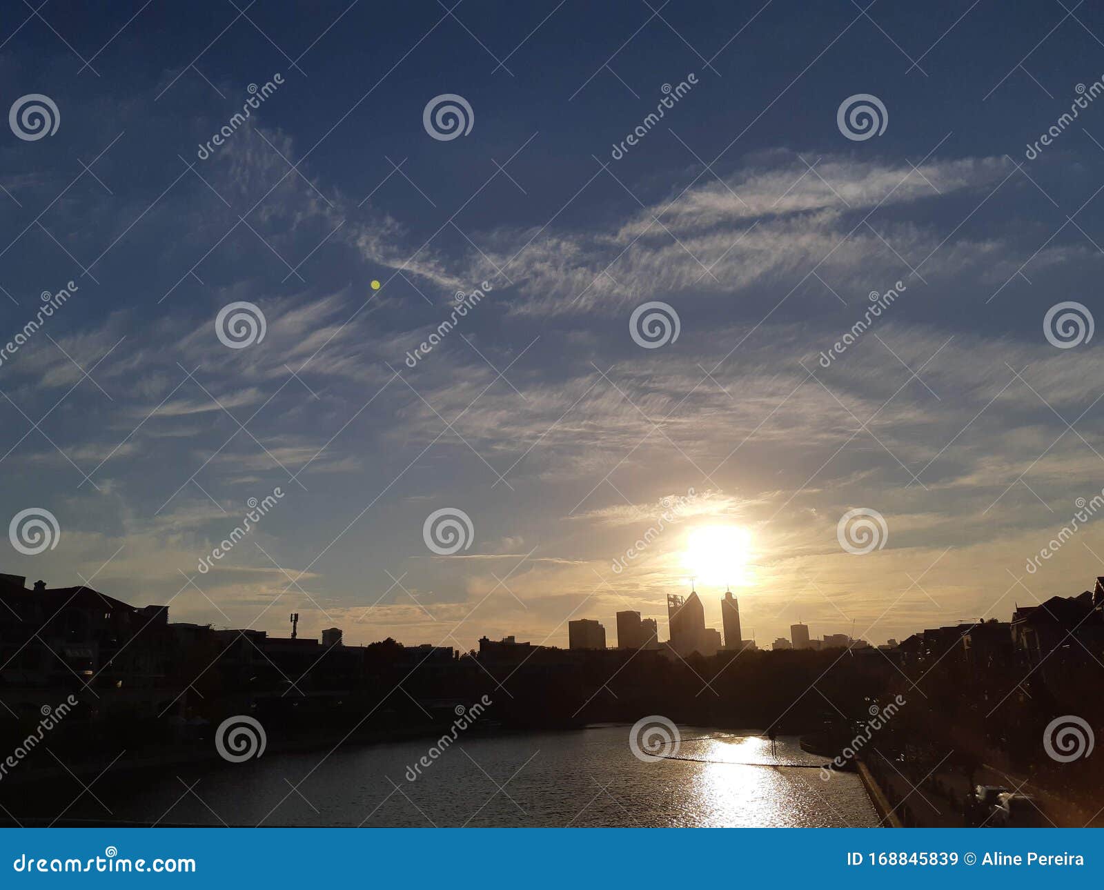 Sunset in Perth - Western Australia Stock Image - Image of sunset ...