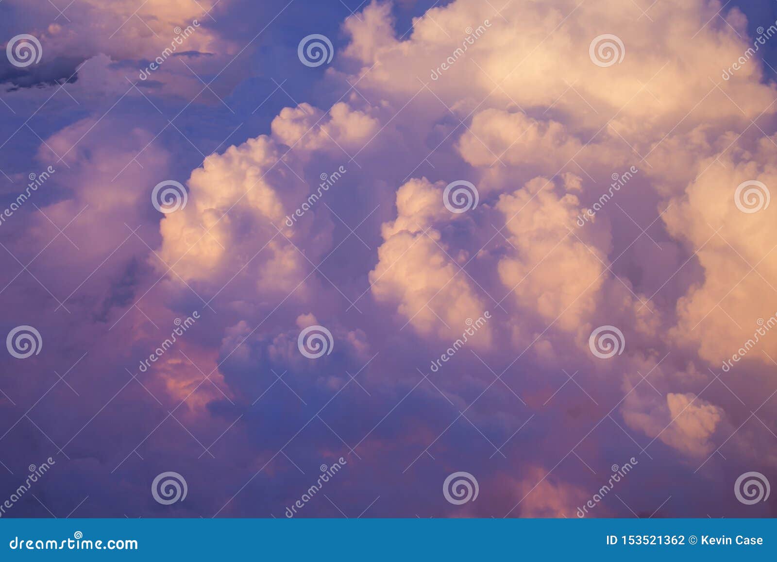 Indigo Sunset Cloudscape stock photo. Image of clouds - 153521362