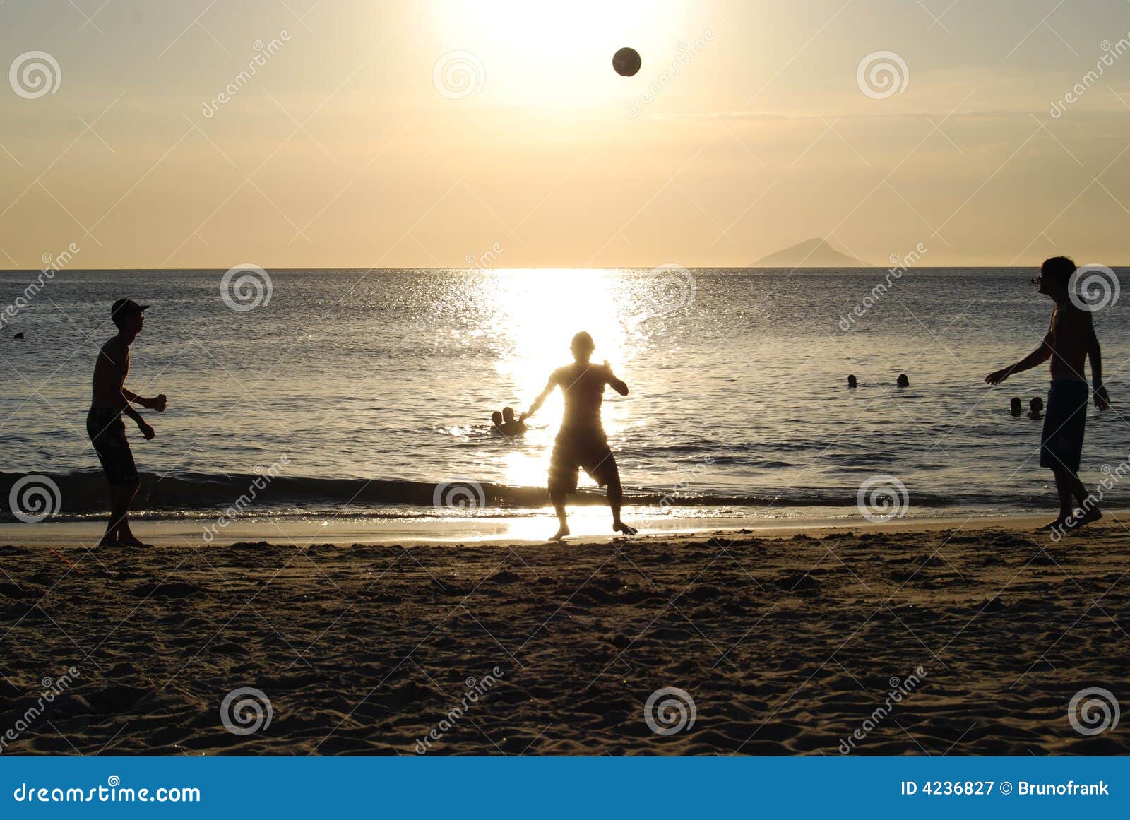 Sunset players 02 stock image. Image of soccer, movement - 4236827