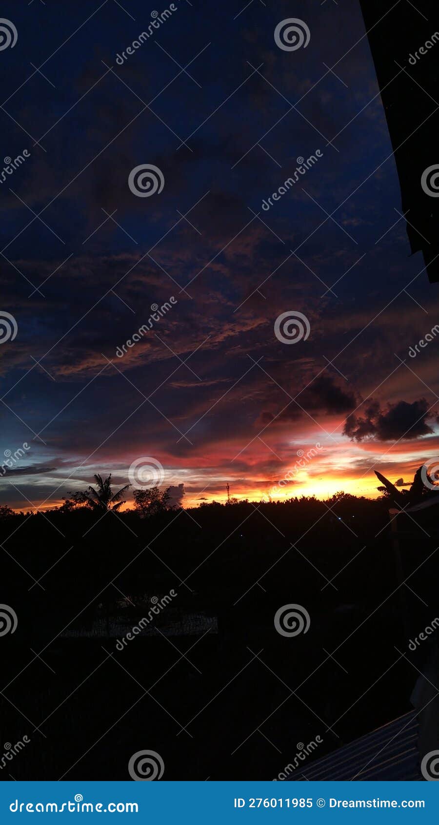 Sunset at 6 pm stock image. Image of afternoon, potrait - 276011985
