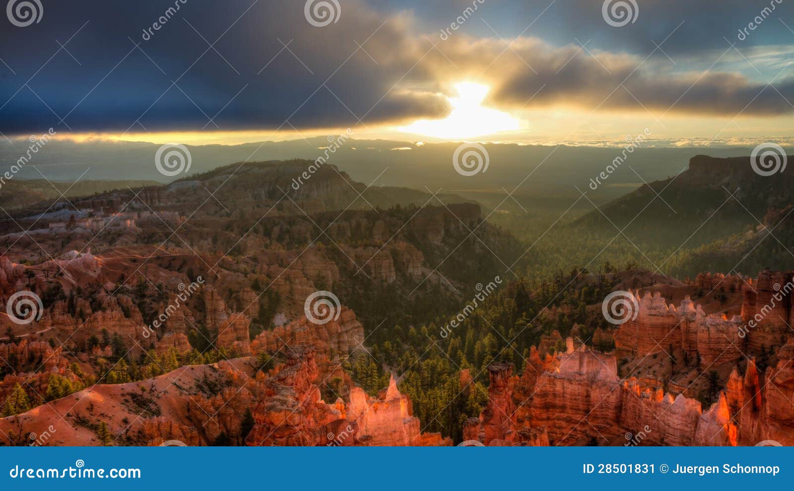 Sunset Point, Bryce Canyon National Park Stock Image - Image of ...