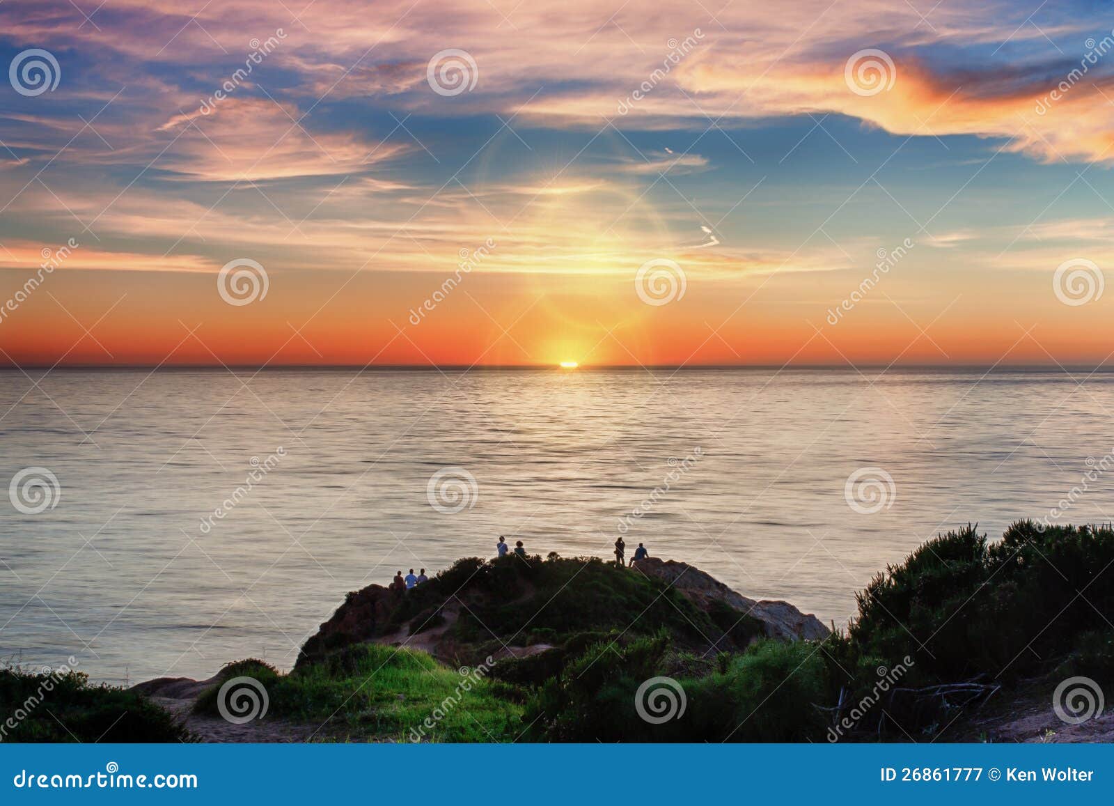 Point Dume In Malibu California Leads Up To A Bluff Overlook. Giant ...