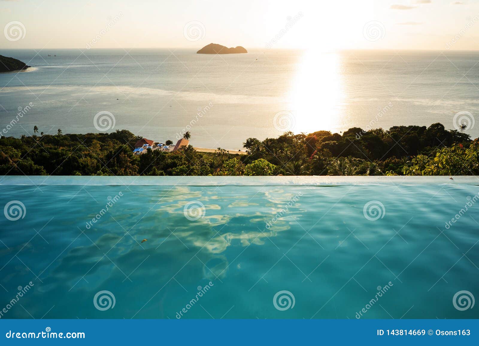 Sunset At The Pool Royalty-Free Stock Image | CartoonDealer.com #65871646