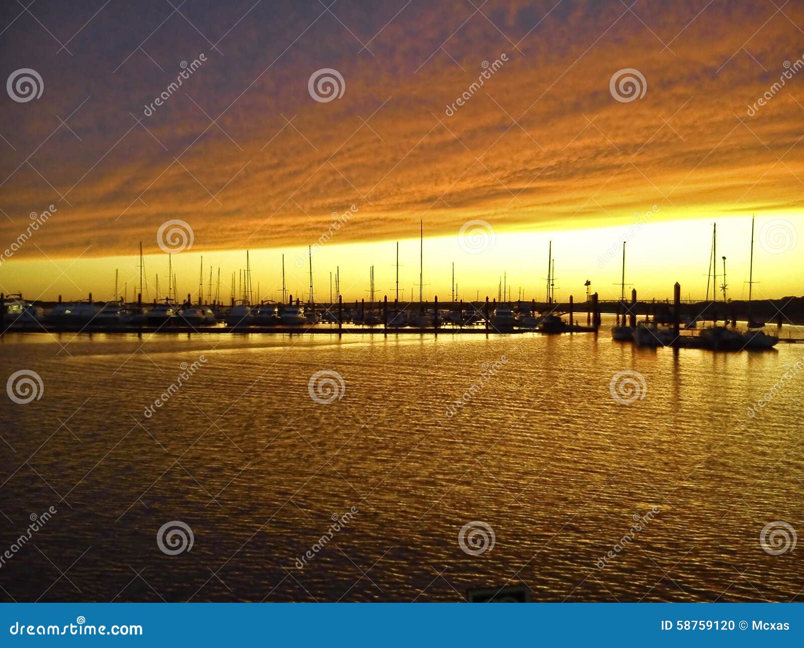 Sunset at the port stock photo. Image of view, mast, boat - 58759120