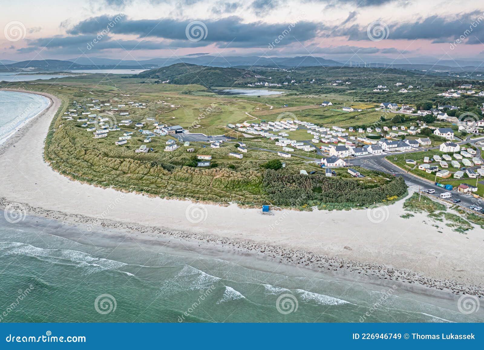 Sunset at Portnoo in County Donegal - Ireland Stock Image - Image of ...