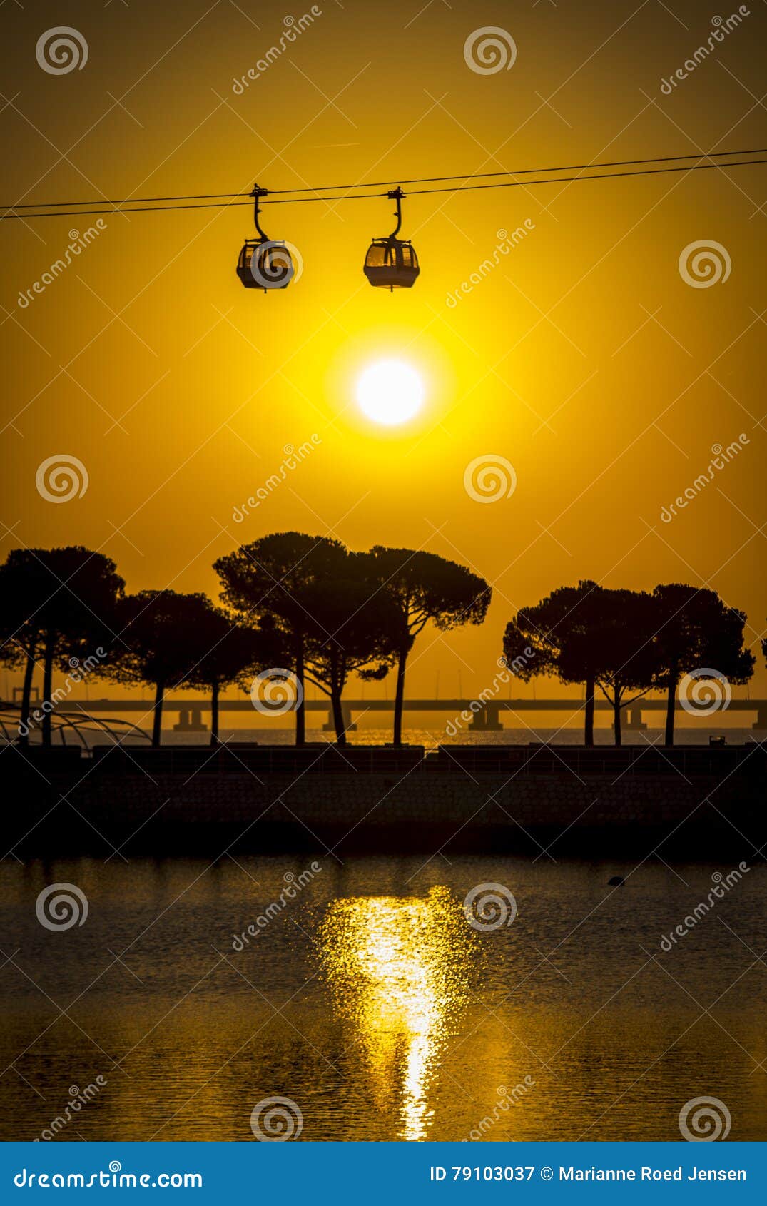Sunset in Portugal stock image. Image of evening, beautiful - 79103037