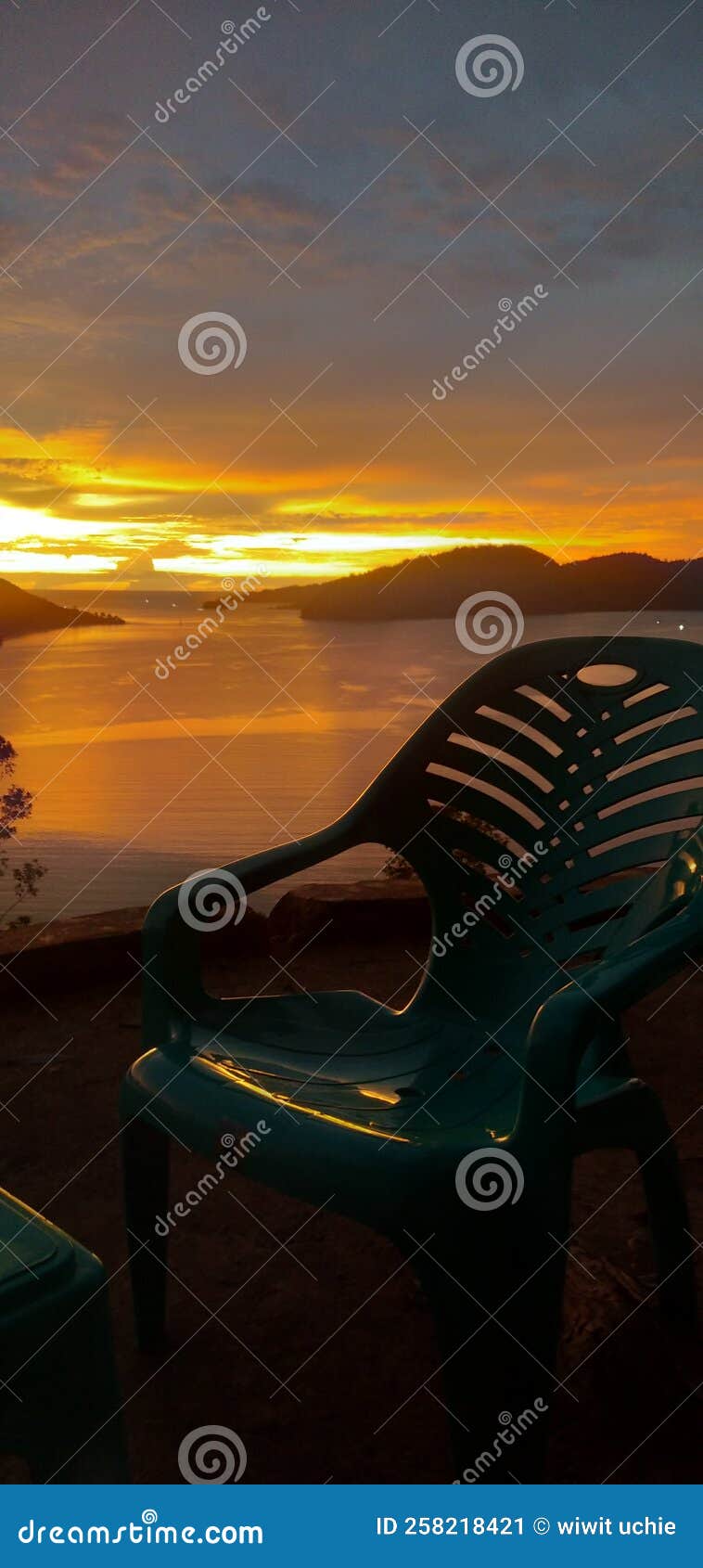 Sunset puncak mandeh stock image. Image of sunlight - 258218421