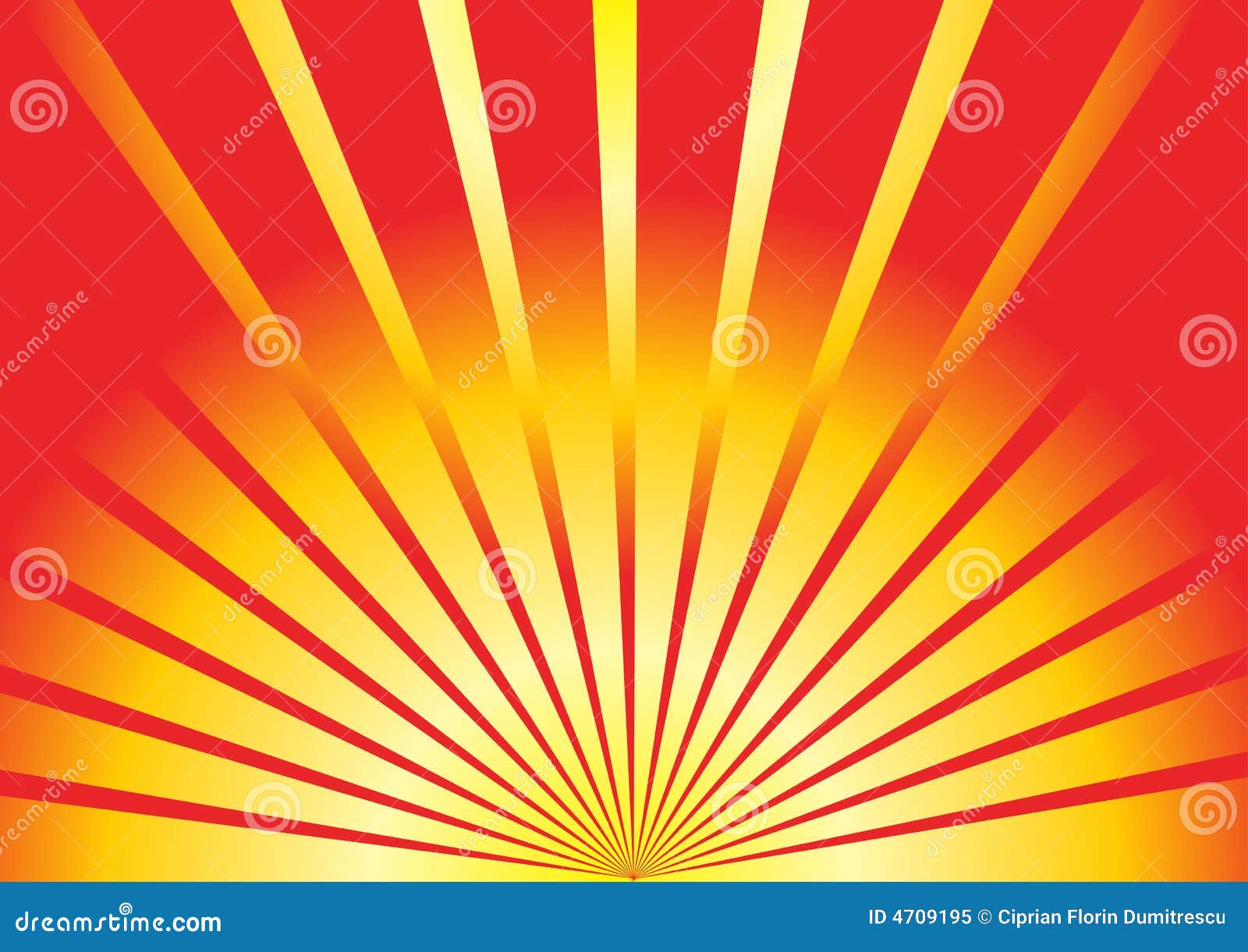 Sunset rays stock illustration. Illustration of fire, rays - 4709195