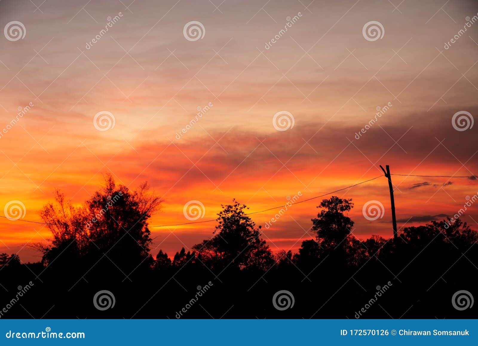 Sunset Red Sky Abstract Background Stock Photo - Image of outdoor ...
