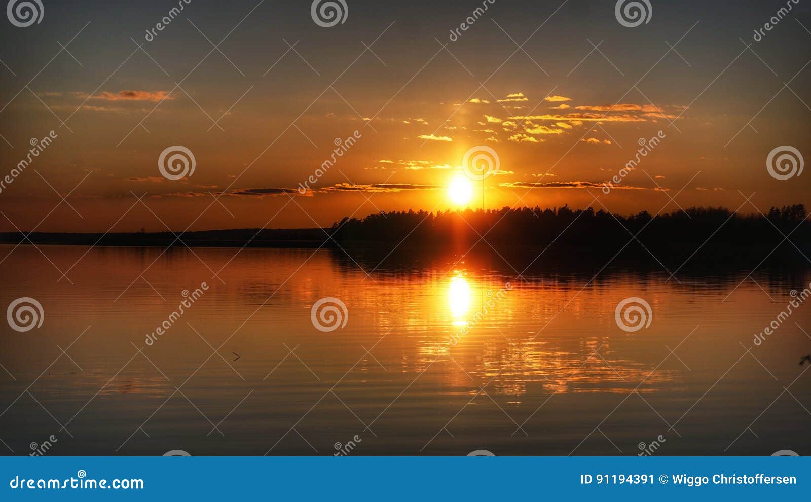 Sunset reflection stock image. Image of water, sunset - 91194391