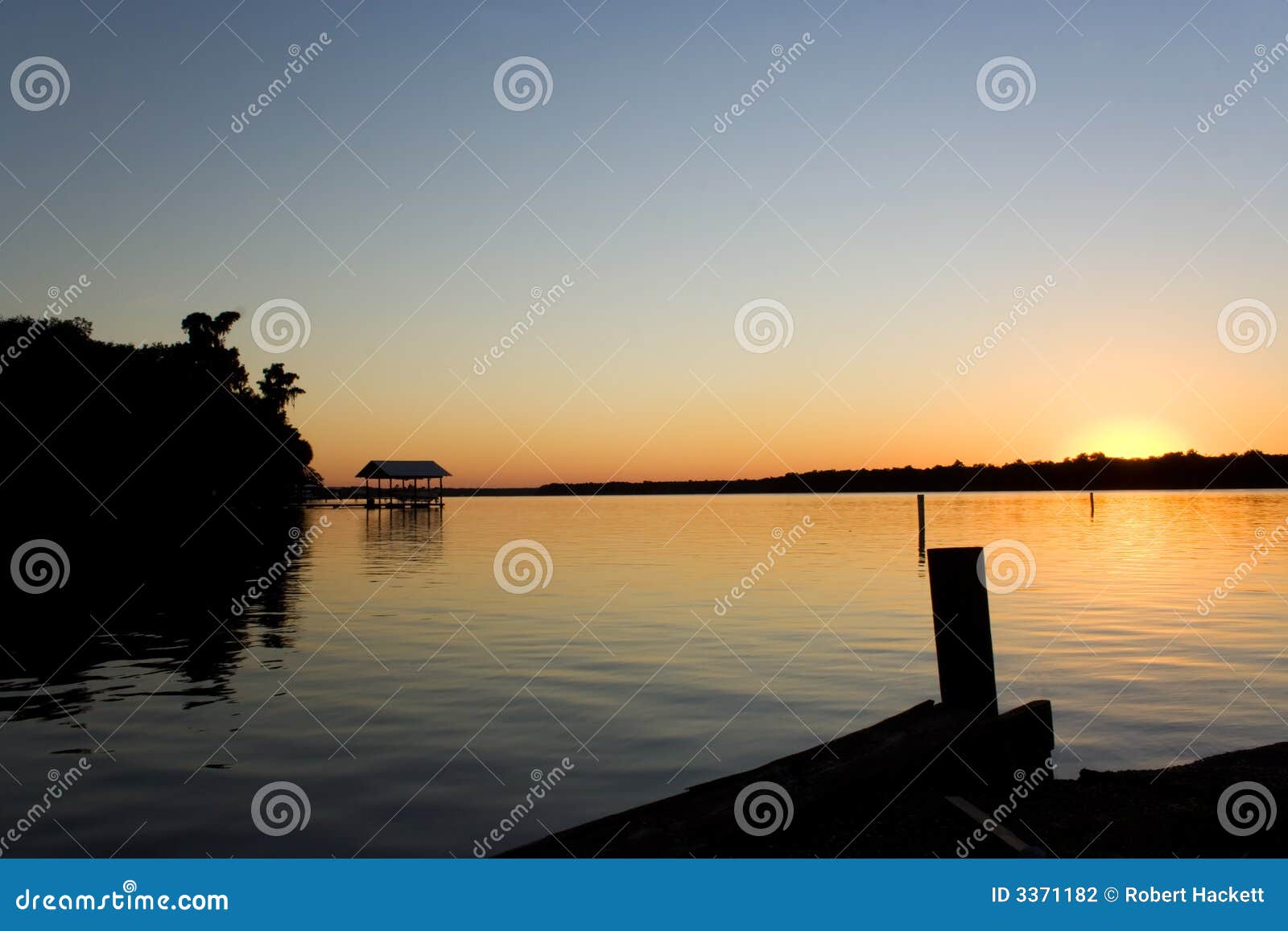 Sunset river stock photo. Image of river, sunset, trees - 3371182