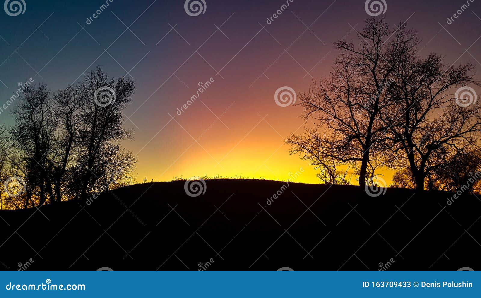Sunset on the River Akhtuba. Stock Image - Image of nature, sunset ...